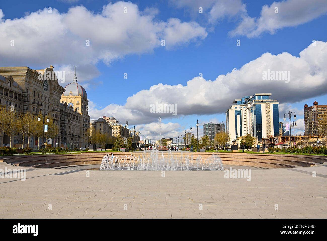 30-04-2019.Baku.Azerbaijan.The capital of modern Azerbaijan, located on ...