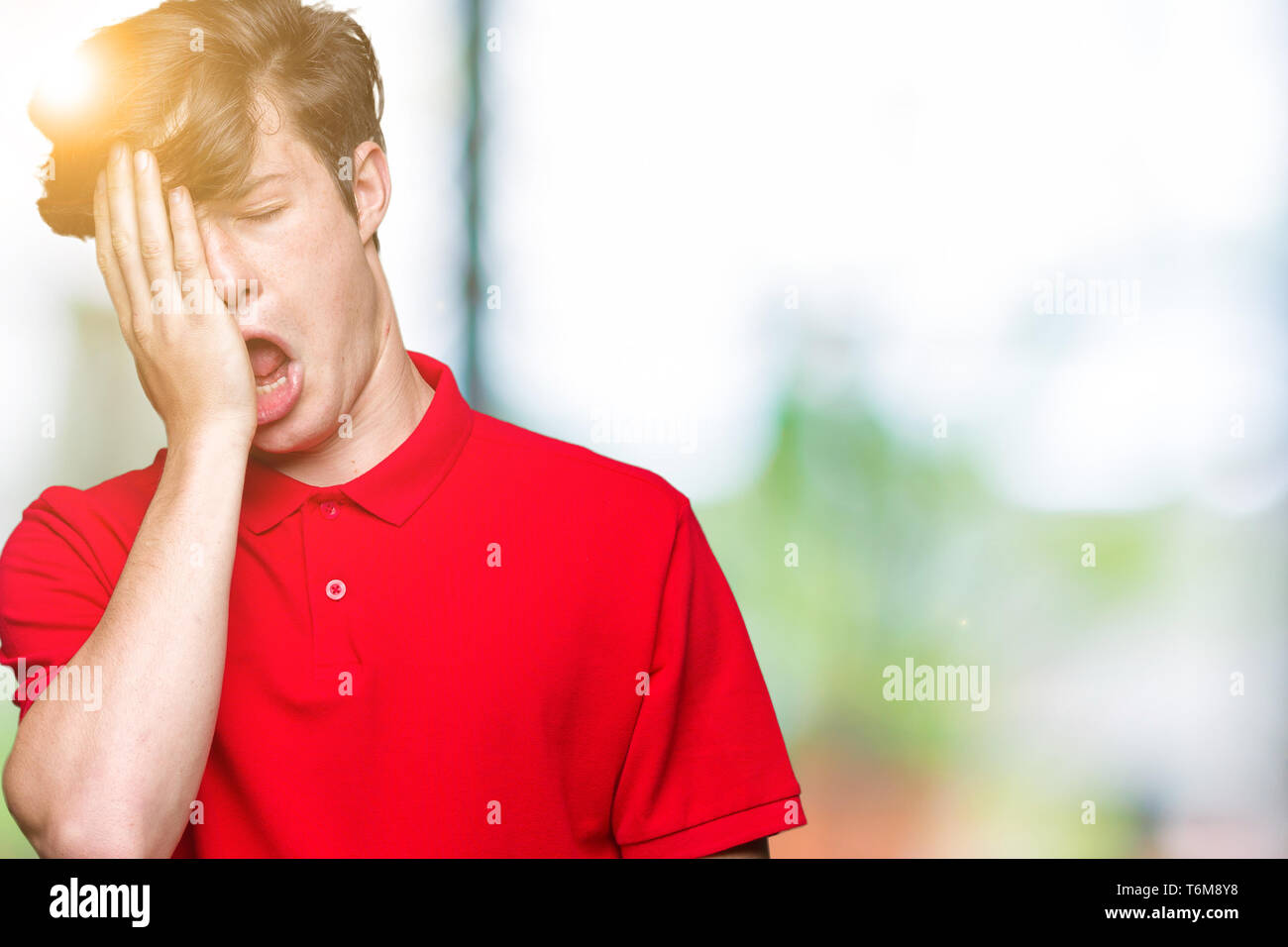 Teenager boy waking up late hi-res stock photography and images - Alamy
