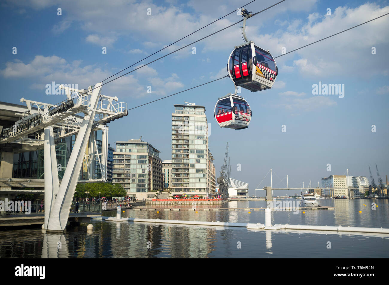 Emirates Air Line cable car at the 2012 London Olympics at Greenwich ...