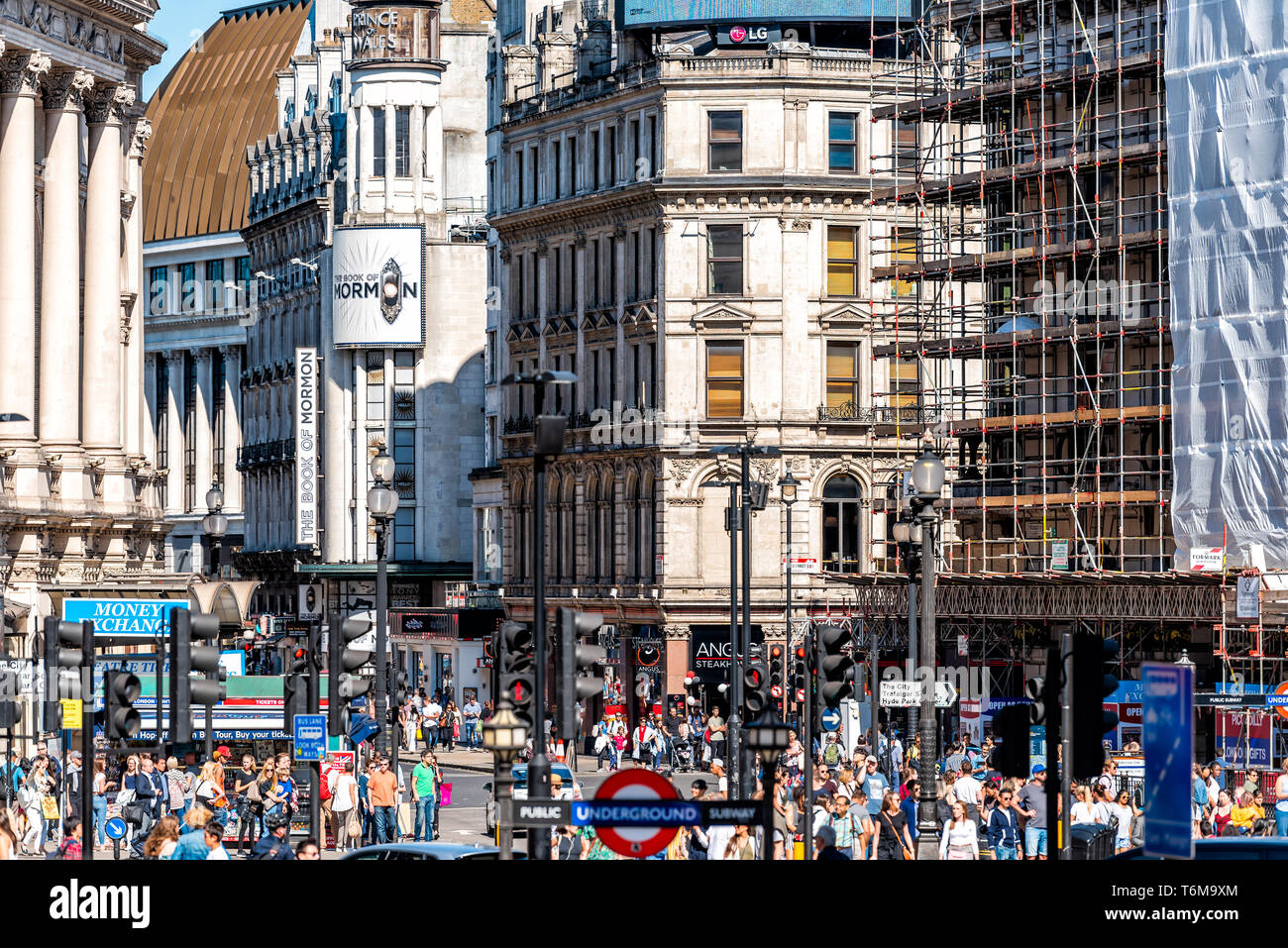 London, UK - June 22, 2018: Piccadilly Circus busy summer day and ...
