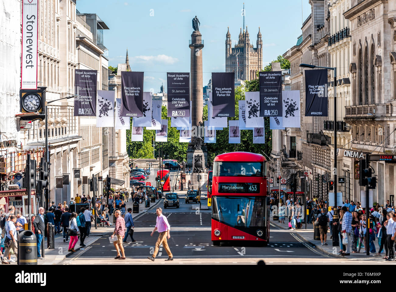 Piccadilly circus london aerial hi-res stock photography and images - Alamy