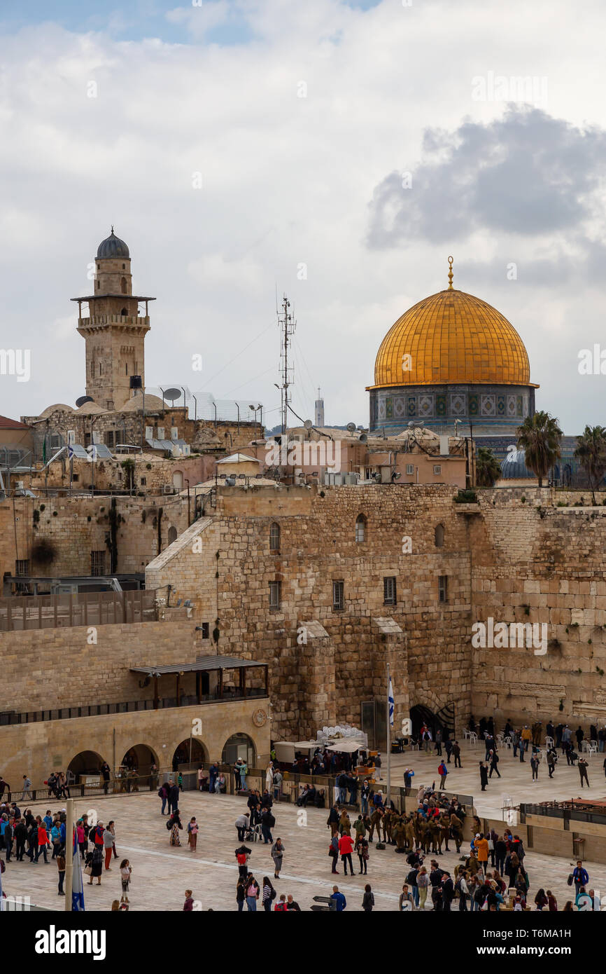 Temple mount jerusalem aerial view hi-res stock photography and images ...