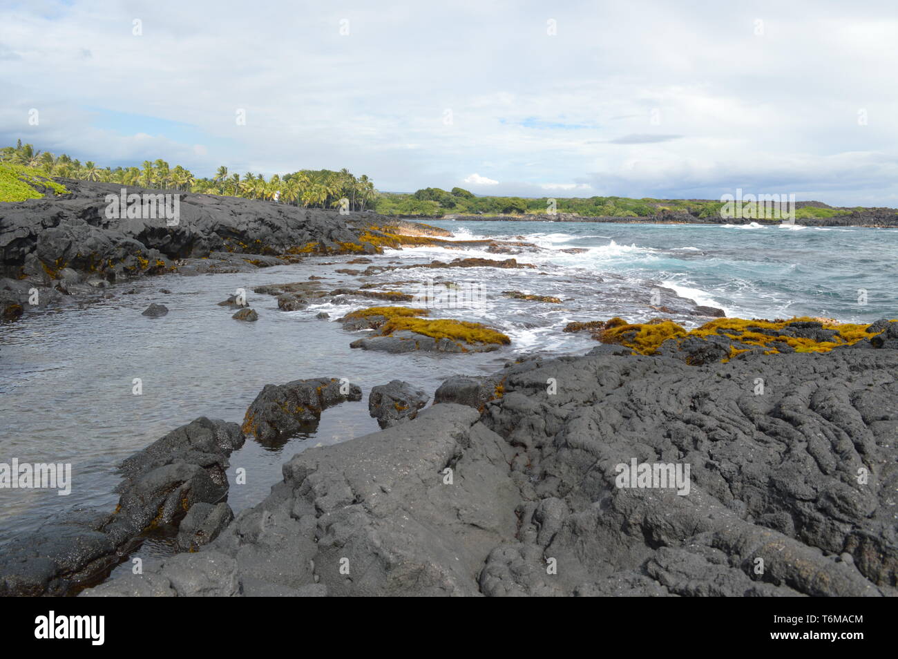 Punalu'u Beach Park - Hawaii Stock Photo - Alamy