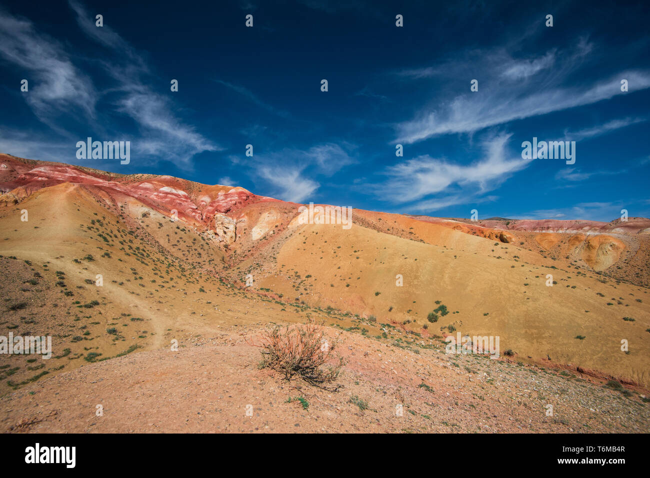 Valley of Mars landscapes Stock Photo - Alamy