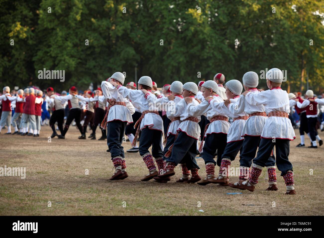Dancers at the Song and Dance Festival in 2011 Stock Photo - Alamy