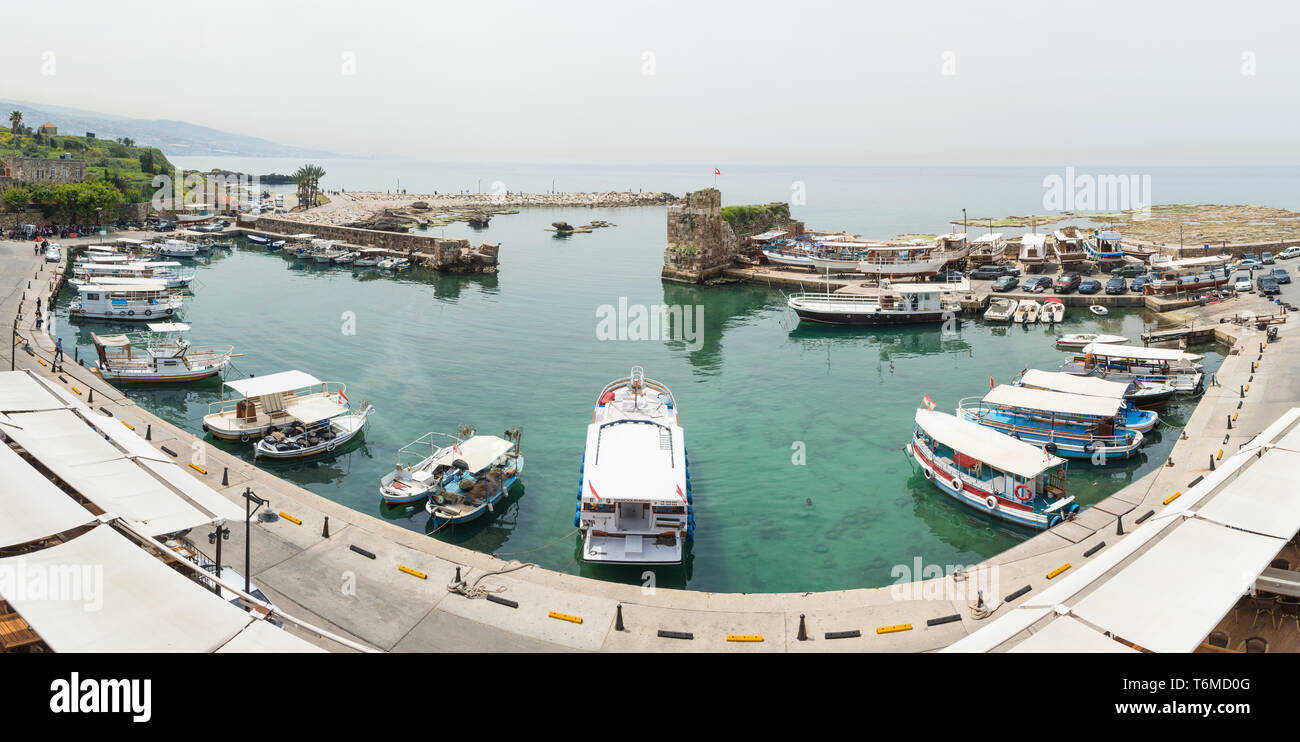 Byblos lebanon harbour hi-res stock photography and images - Alamy