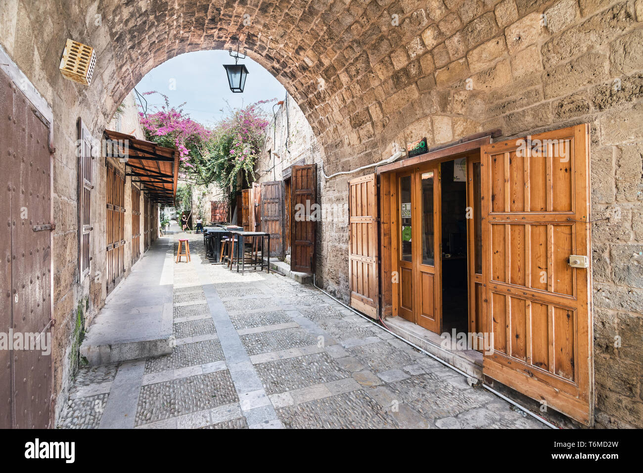 Byblos old souk, Jbeil, Lebanon Stock Photo - Alamy