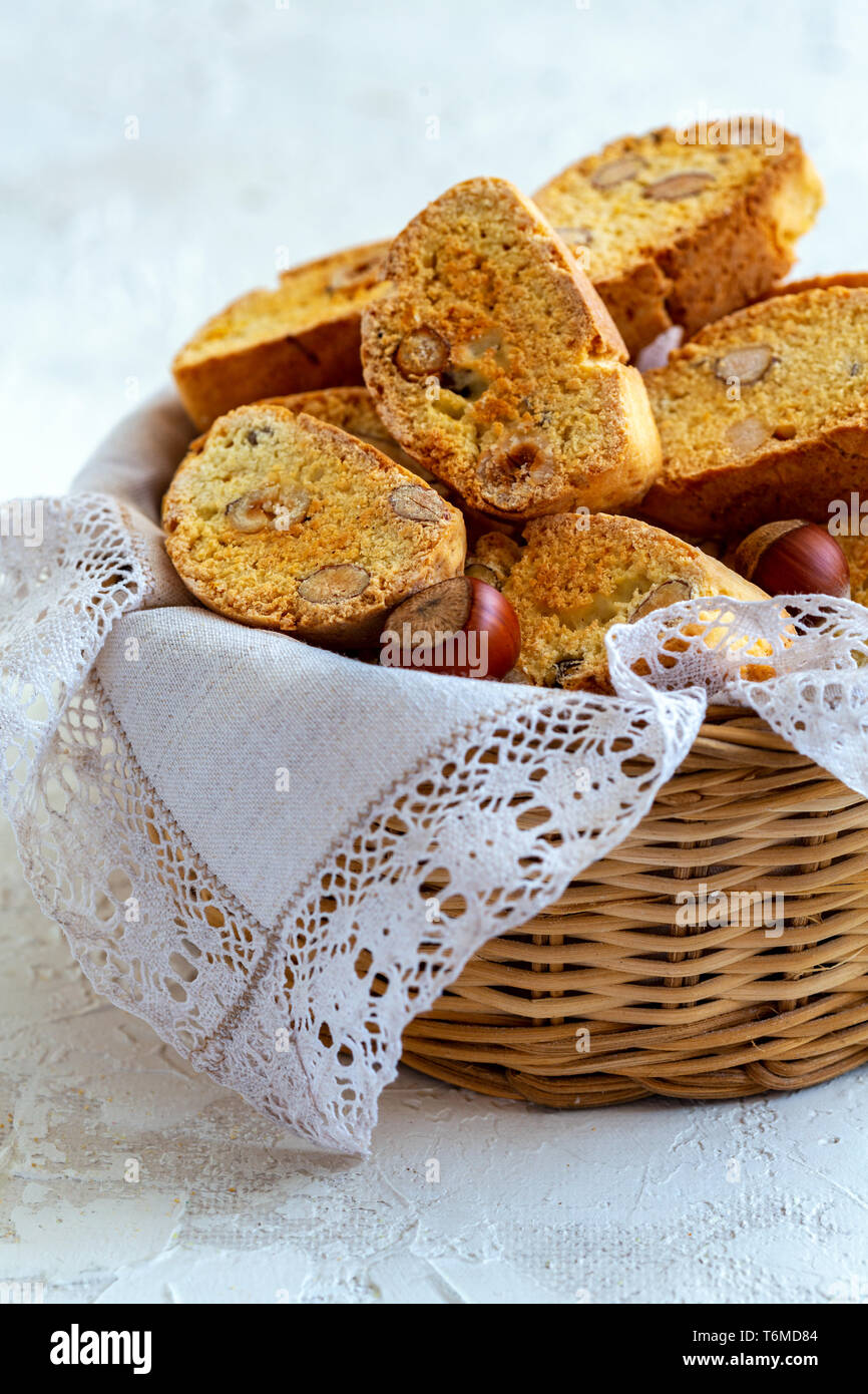 Homemade Italian cookies biscotti Stock Photo - Alamy