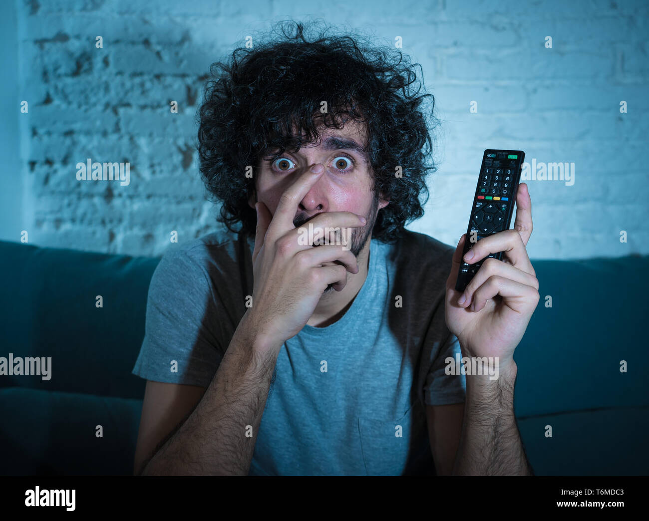 Horror scared hi-res stock photography and images - Alamy