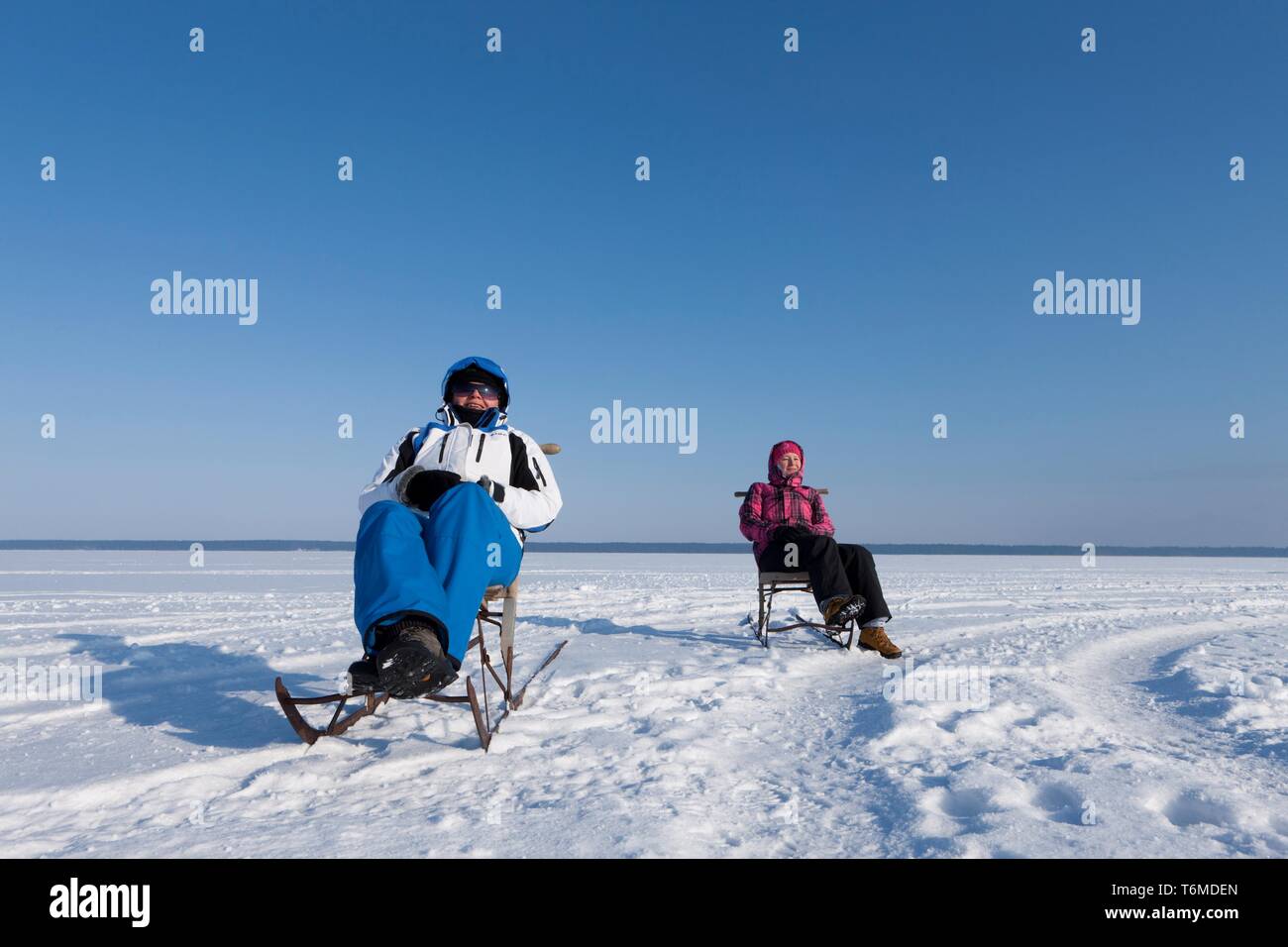 Kicksled hi-res stock photography and images - Alamy