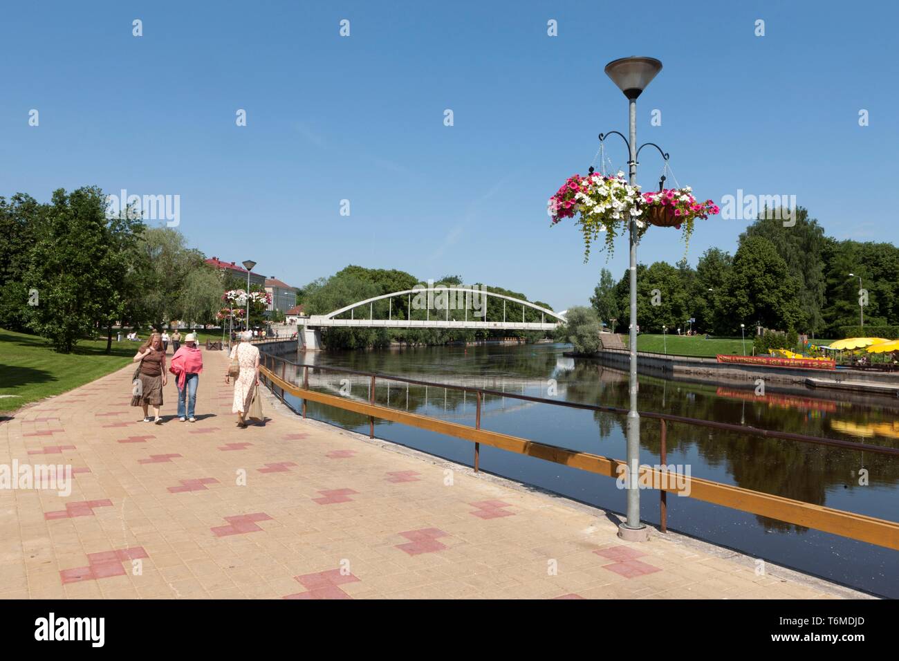 A Bridge in Tartu Stock Photo - Alamy