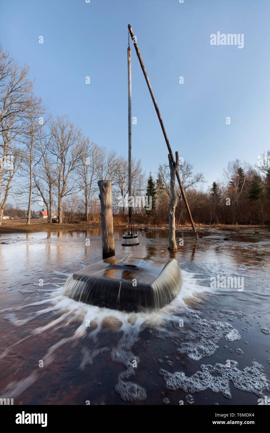 Tuhala Witch Well Stock Photo - Alamy