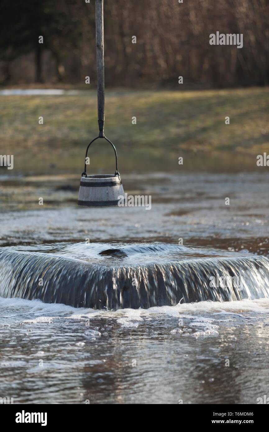 Tuhala Witch Well Stock Photo - Alamy