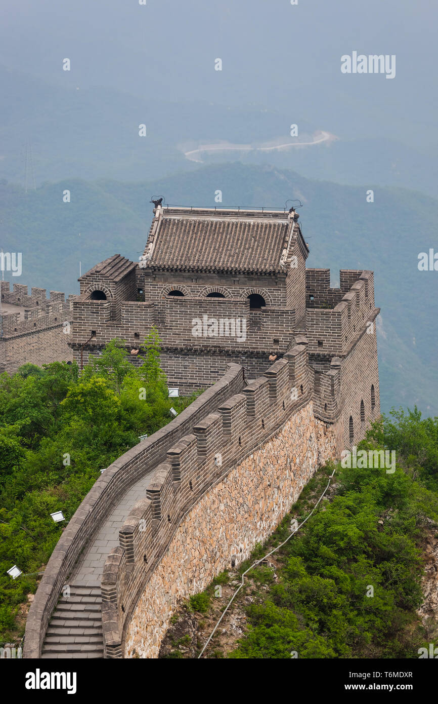 Great Wall of China at Badaling - Beijing Stock Photo - Alamy