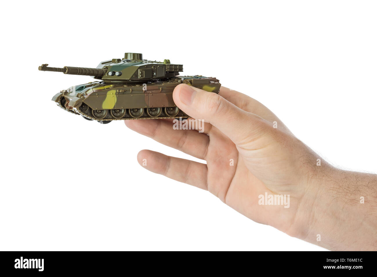Hand with panzer Stock Photo - Alamy