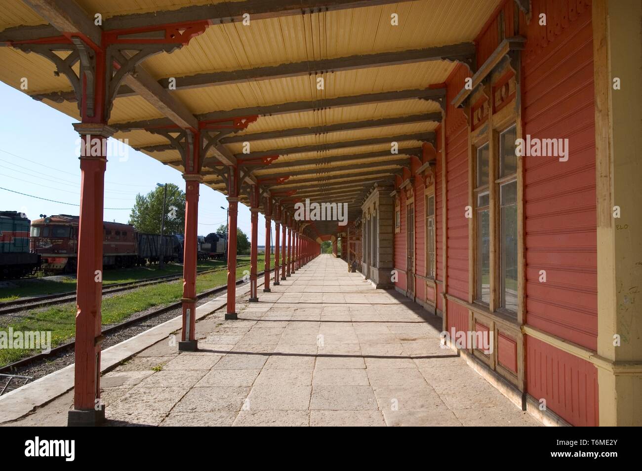 Haapsalu Railway Museum Stock Photo - Alamy