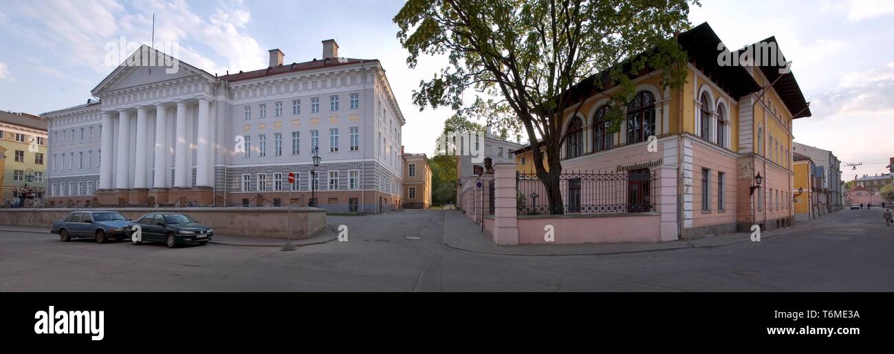 The main building of Tartu University Stock Photo - Alamy