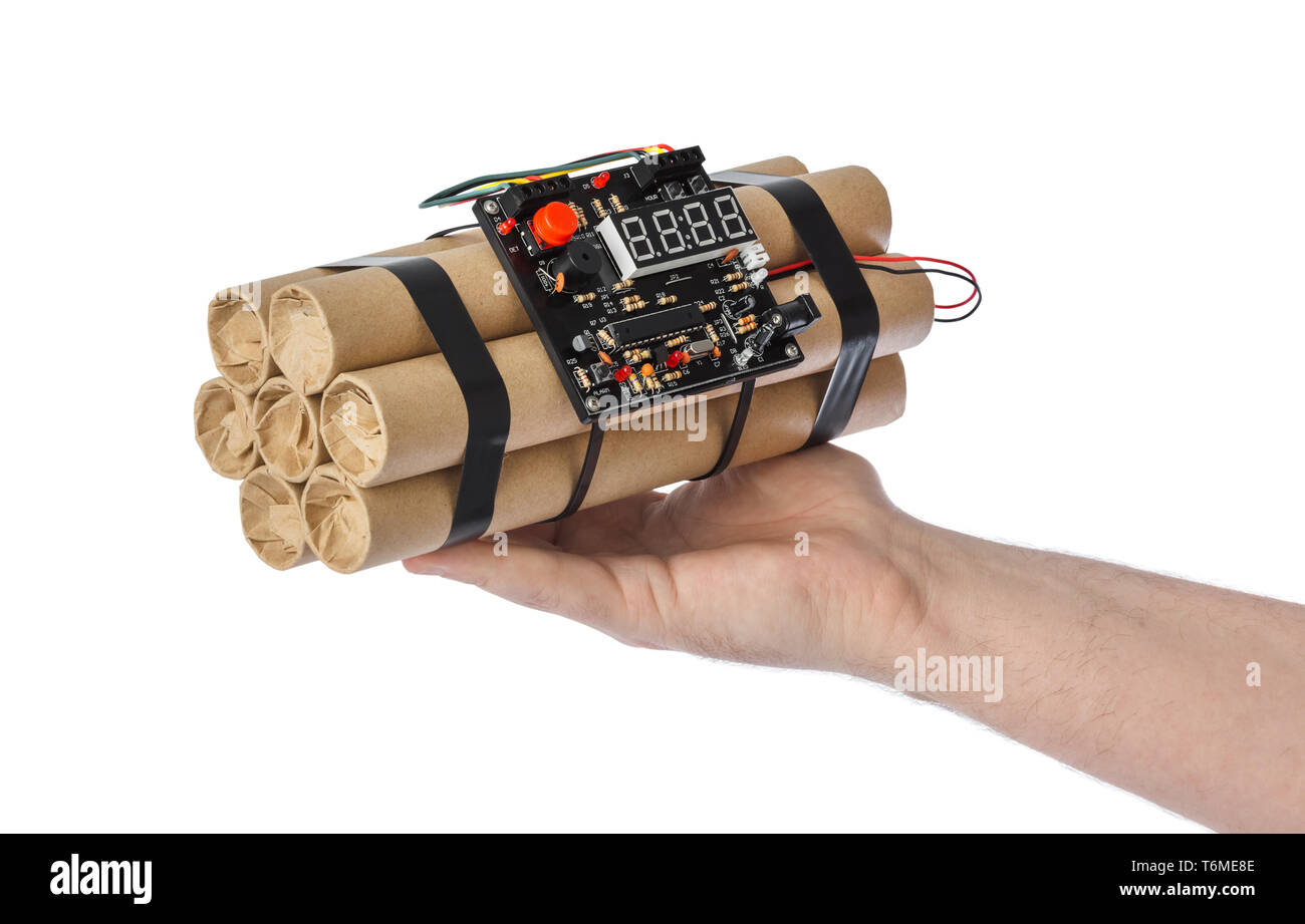 dynamite hand 9404.jpg Stock Photo - Alamy