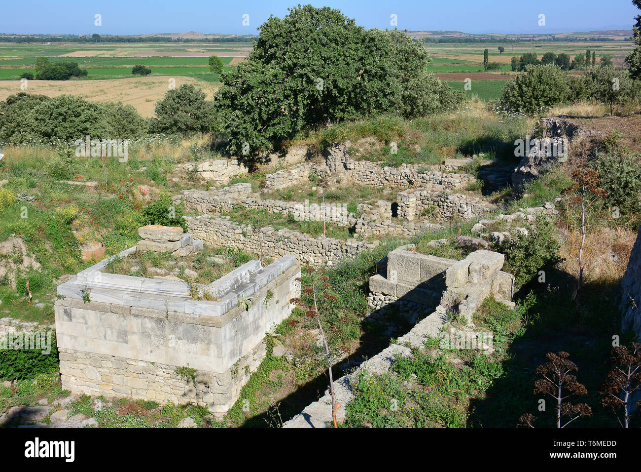 Ruins in Troy, Turkey Stock Photo - Alamy