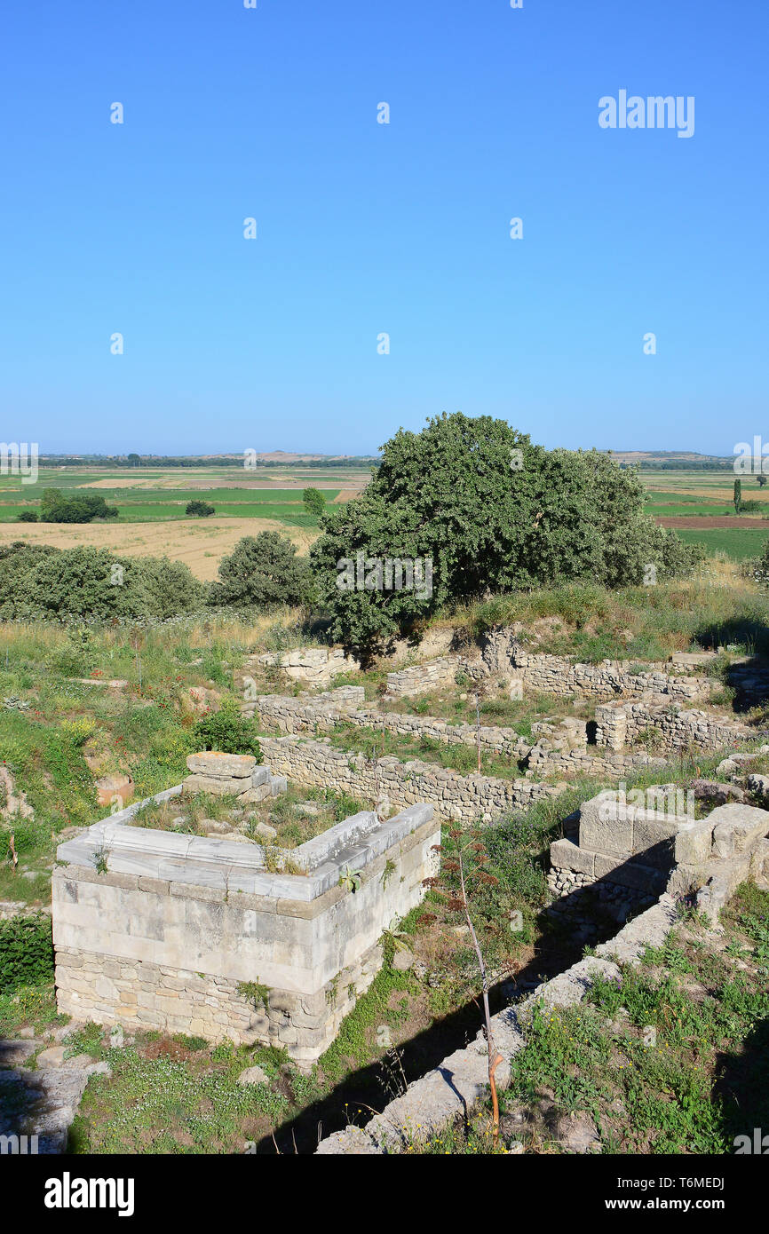 Ruins in Troy, Turkey Stock Photo - Alamy