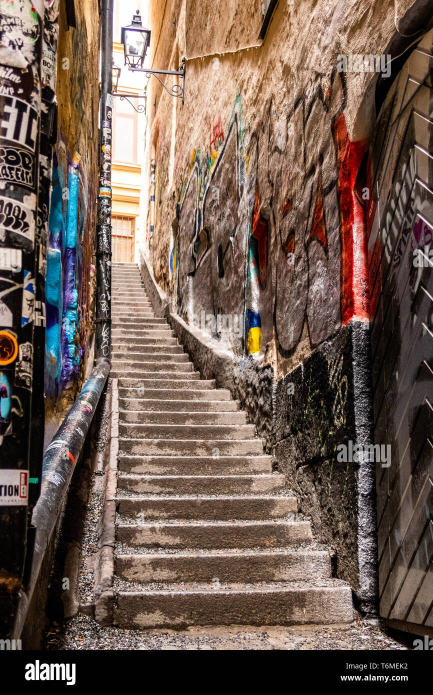 Narrowest street stockholm hi-res stock photography and images - Alamy