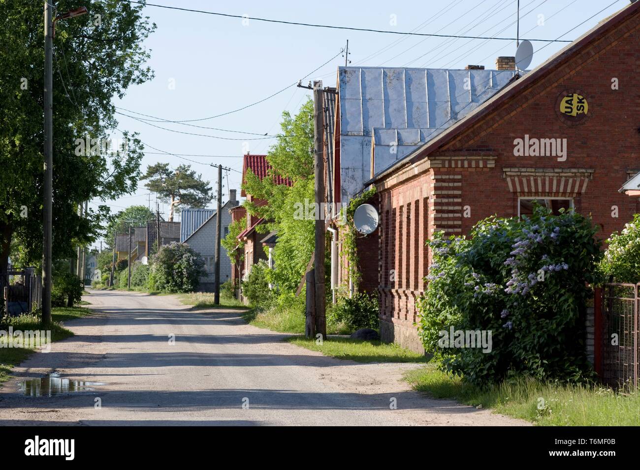 Raja Village in JÃµgeva county, Eastern Estonia Stock Photo - Alamy