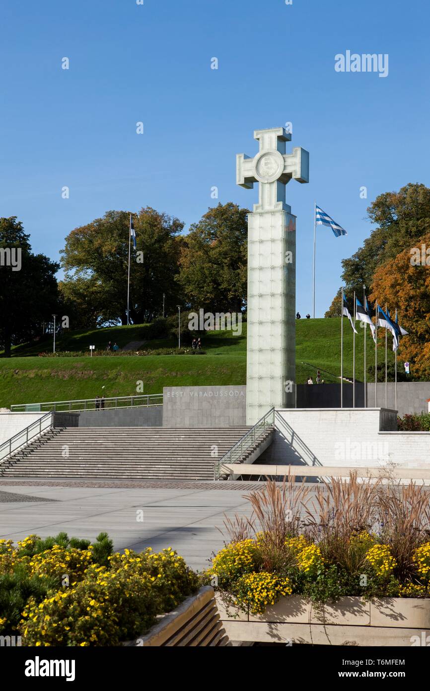 The Monument dedicated to the War of Independence in Tallinn Stock ...