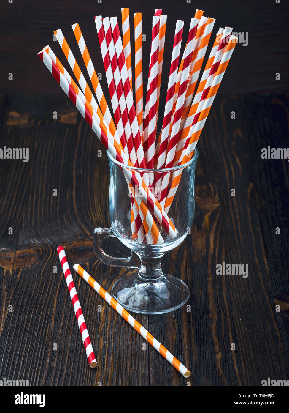 Striped straws hi-res stock photography and images - Alamy