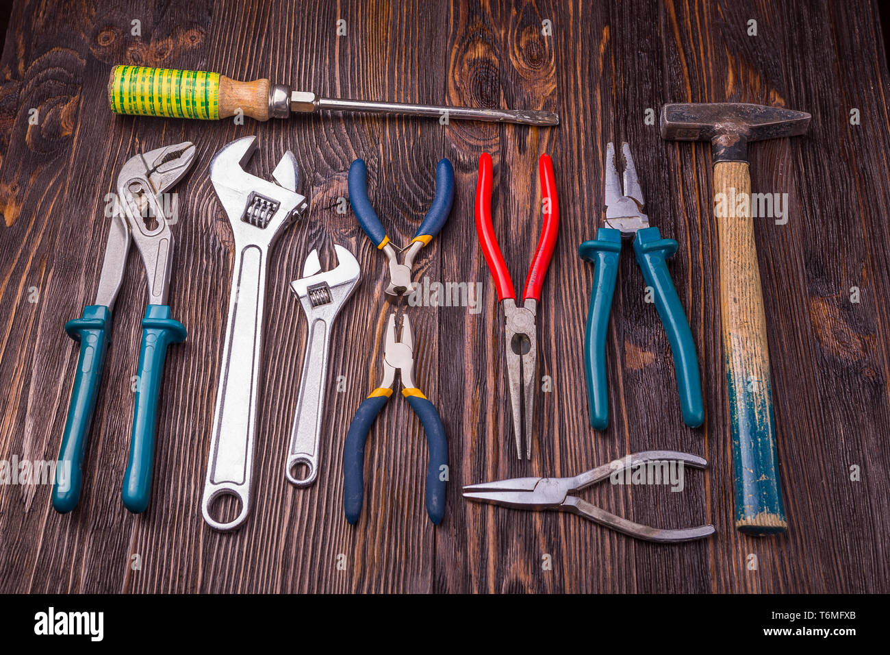 Carpenter tools wood on hi-res stock photography and images - Alamy