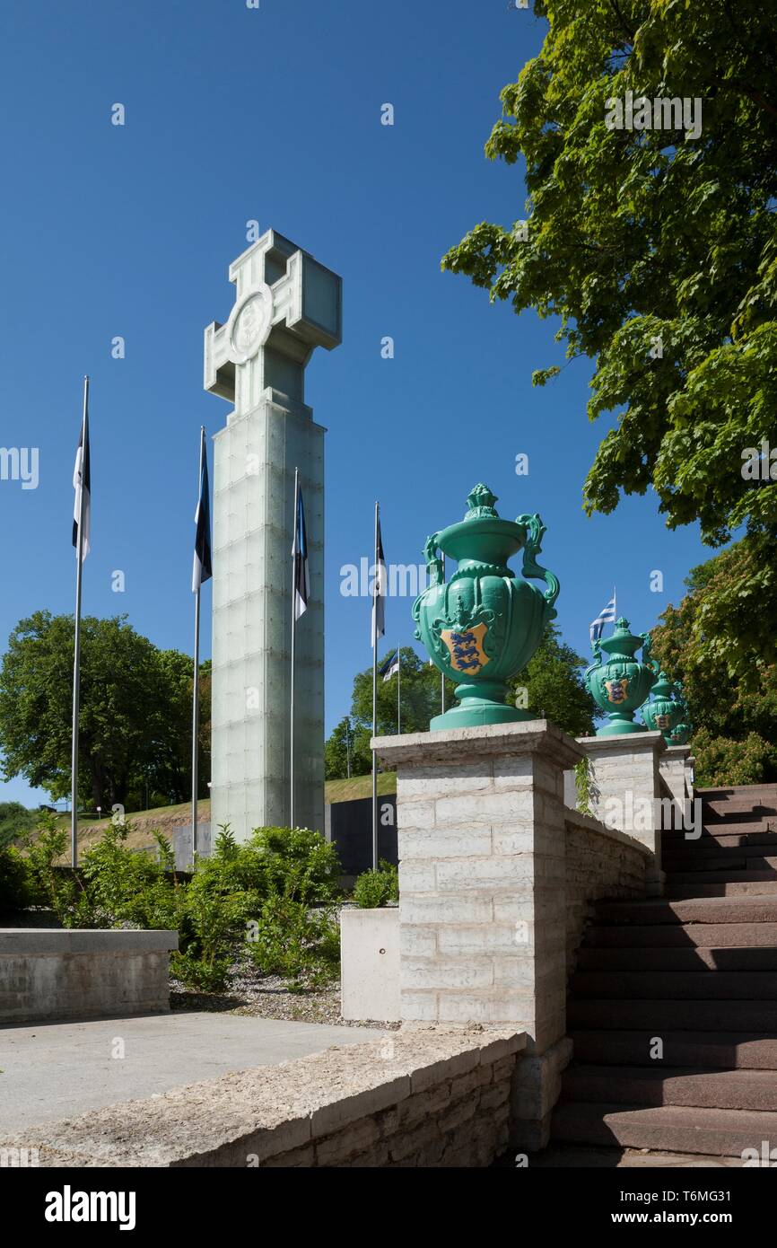 The Monument dedicated to the War of Independence in Tallinn Stock ...
