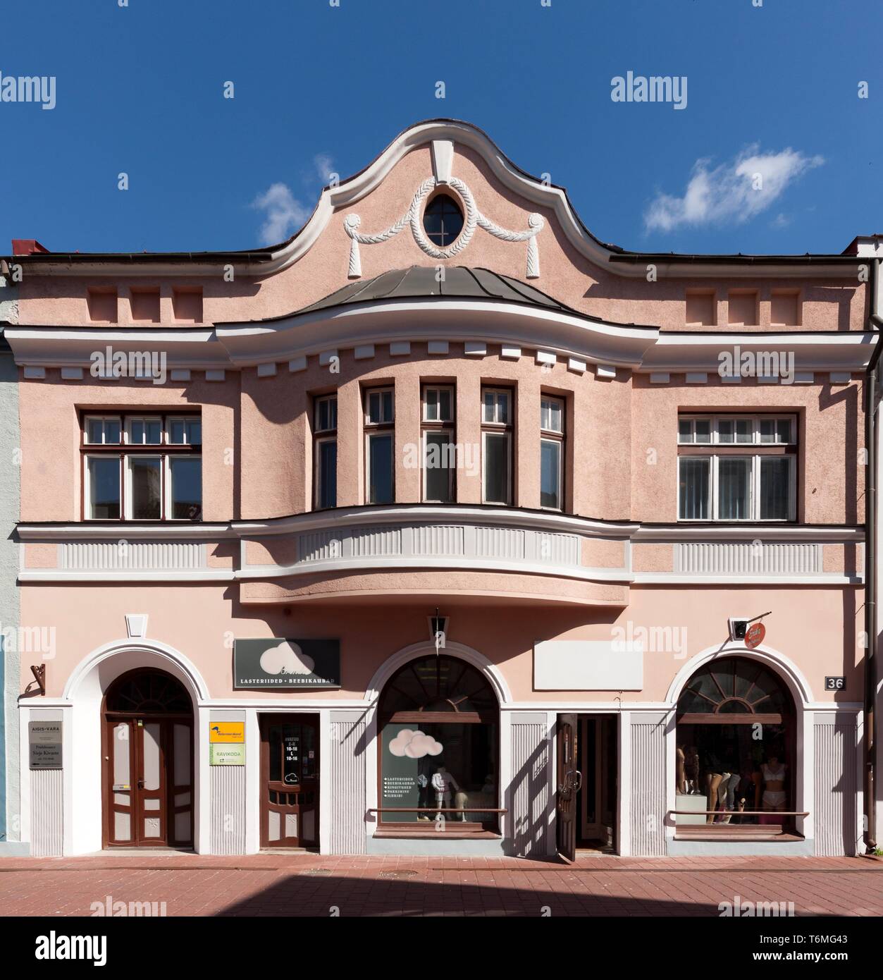 A building in PÃ¤rnu Stock Photo - Alamy