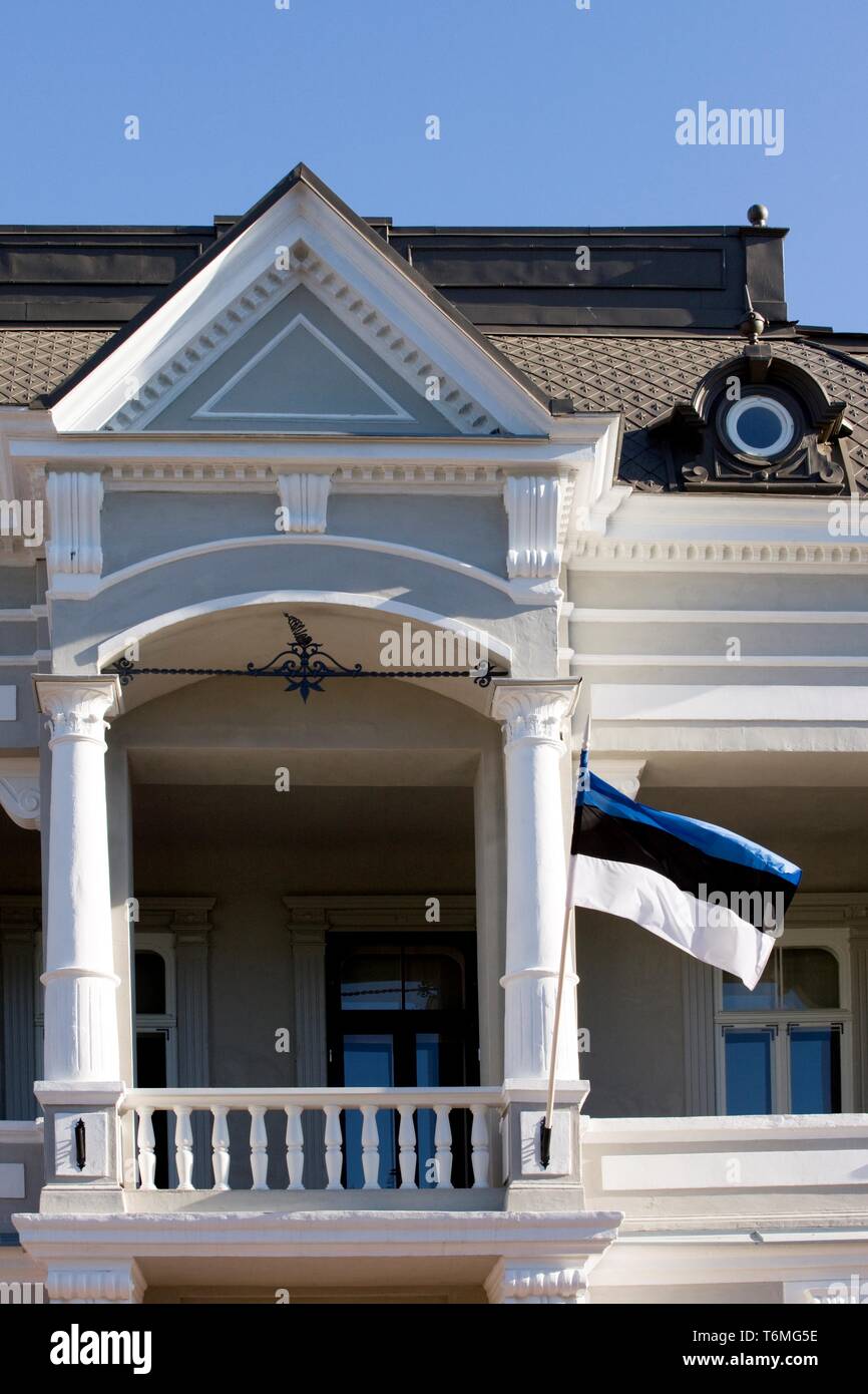 Detail of a building in PÃ¤rnu Stock Photo - Alamy