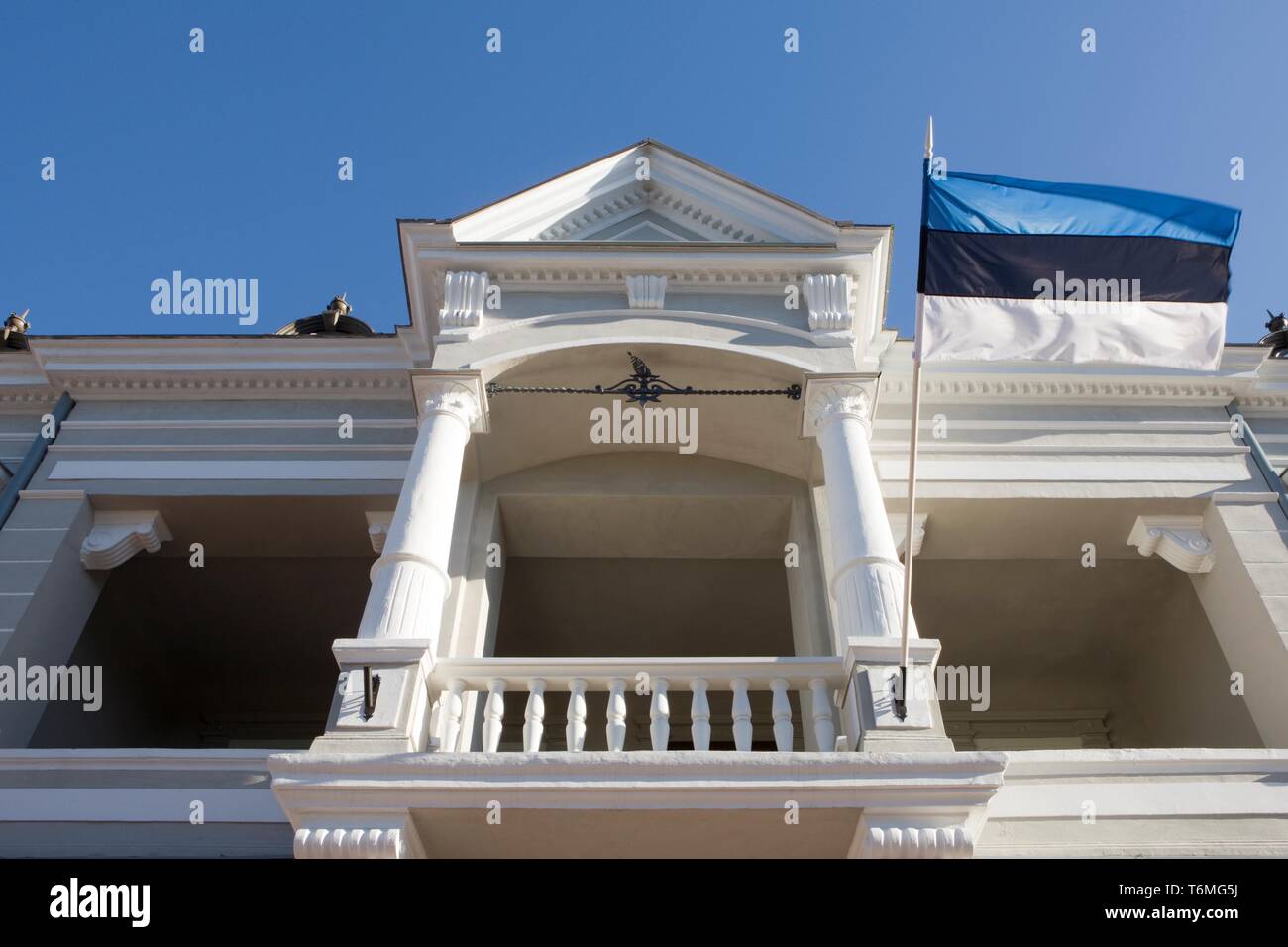 Detail of a building in PÃ¤rnu Stock Photo - Alamy