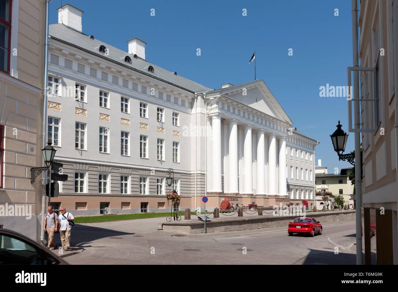 The Main Building of Tartu University Stock Photo - Alamy
