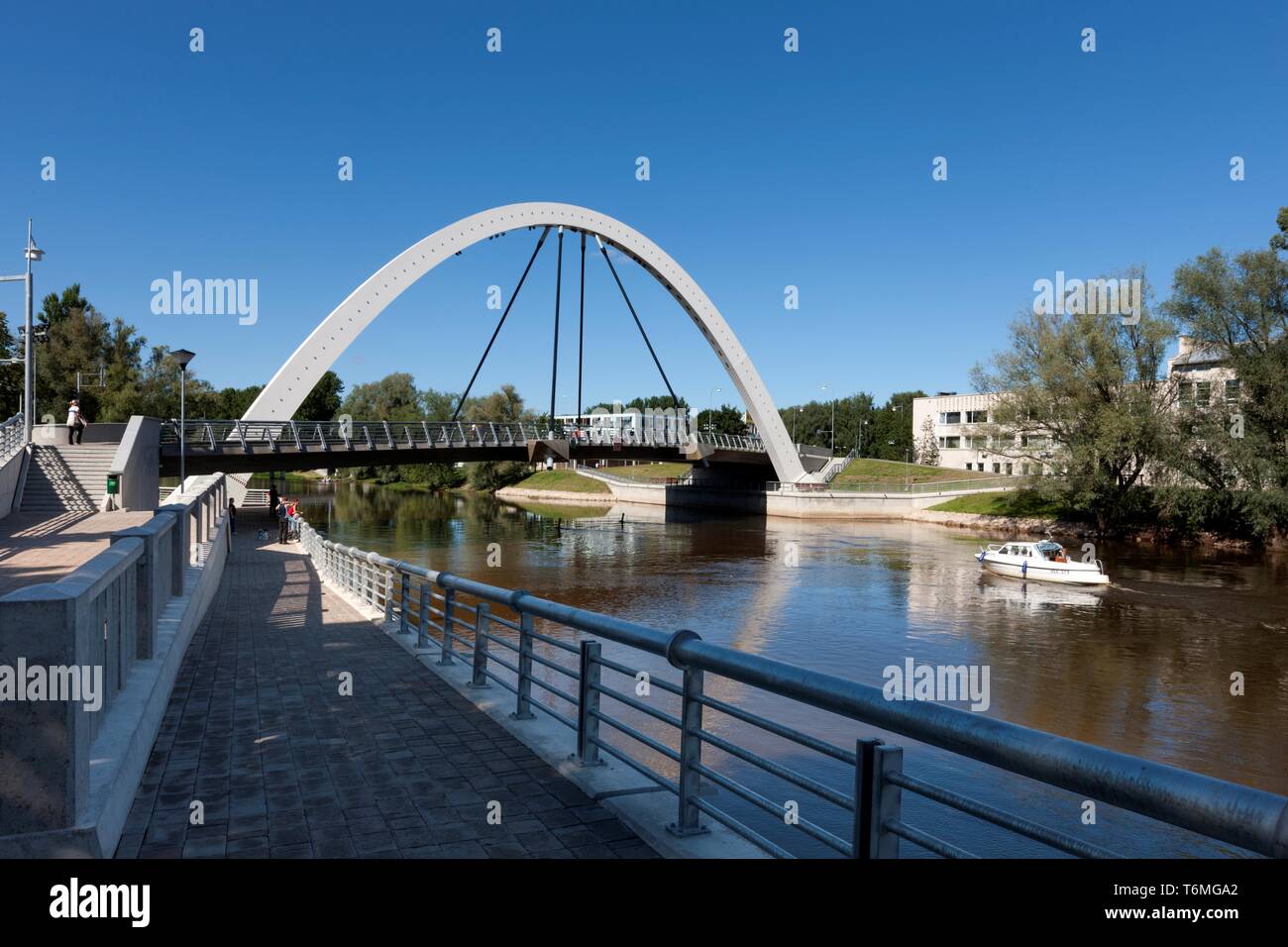 Liberty Bridge in Tartu Stock Photo - Alamy