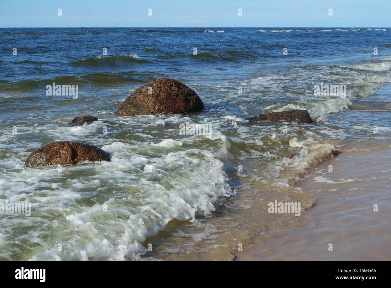 Baltic Sea landscape in Pomerania Stock Photo - Alamy