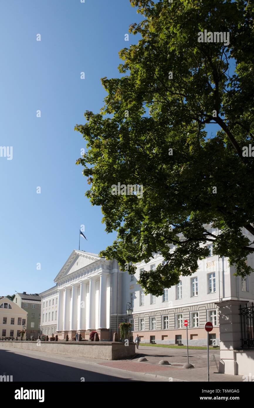 The Main Building of Tartu University Stock Photo - Alamy