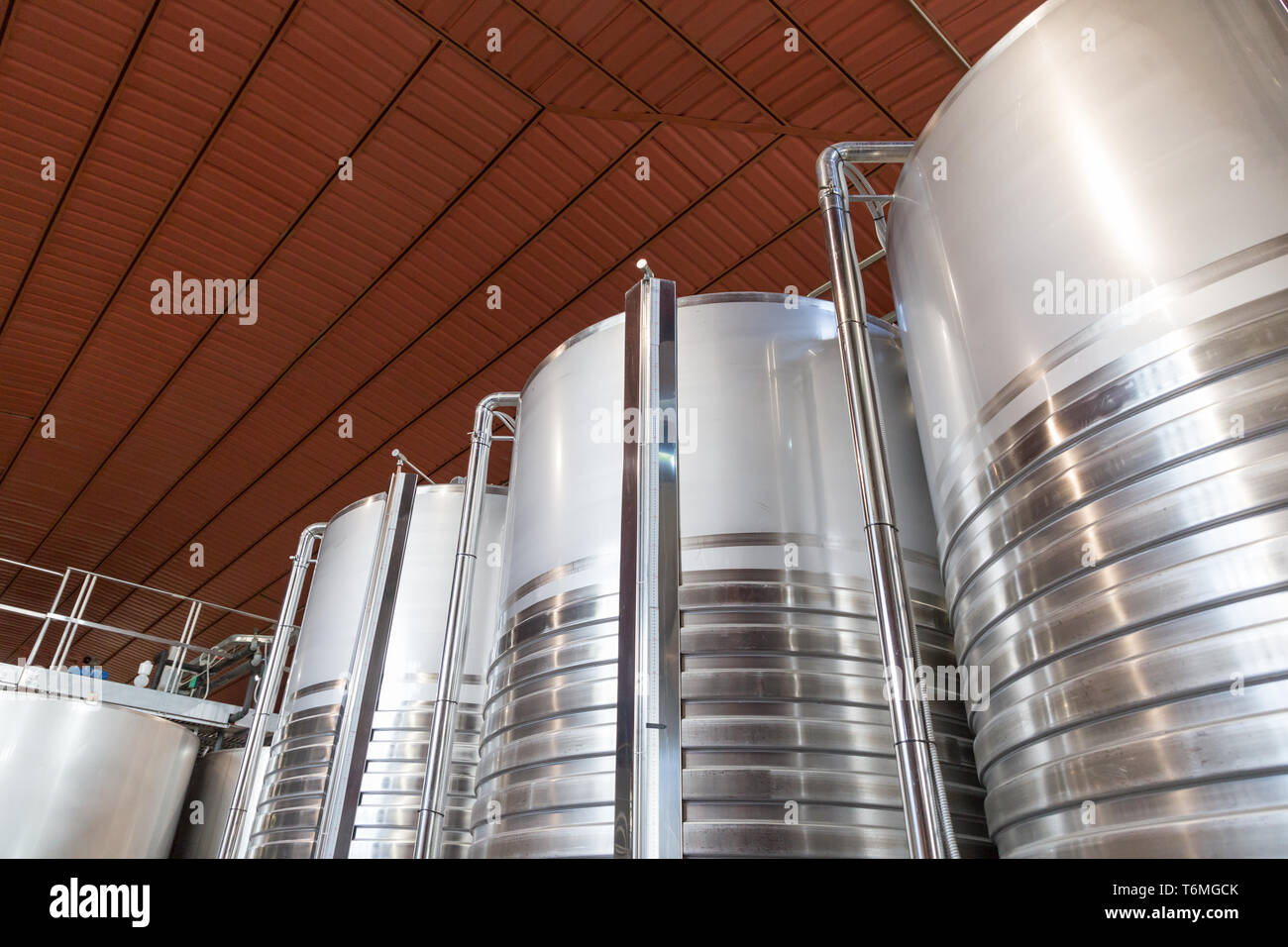 Stainless steel vats barrels hi-res stock photography and images - Alamy