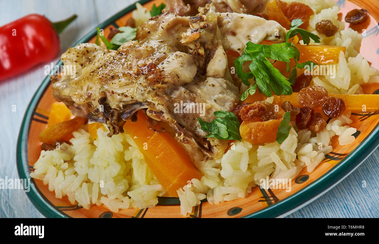 Iraqi Biryani Rice Stock Photo - Alamy
