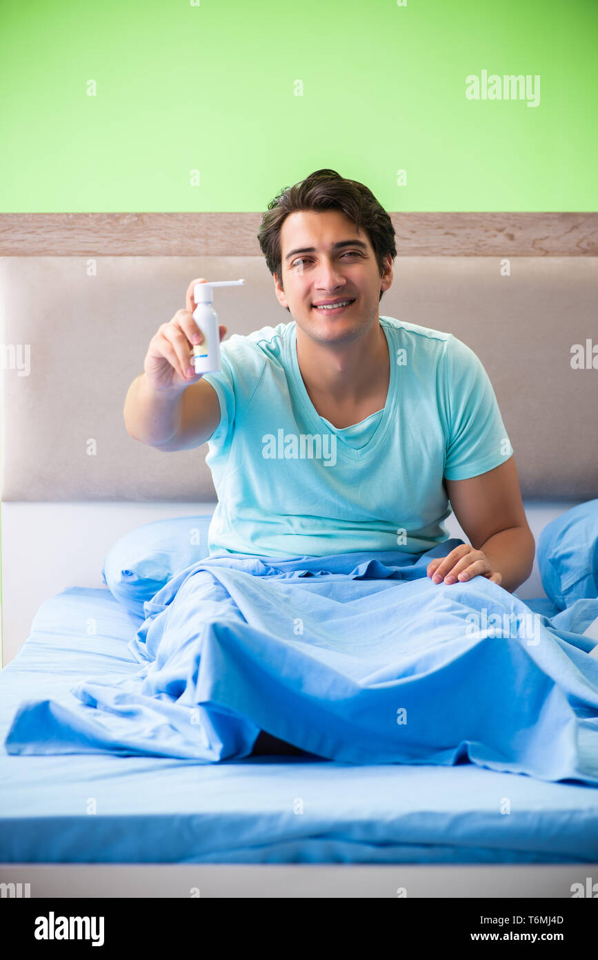 Man suffering from sleeping disorder and insomnia Stock Photo - Alamy