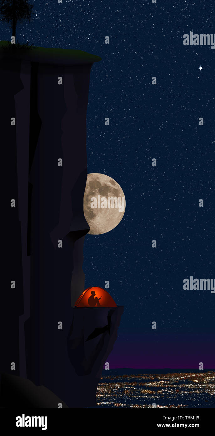 Receiving in his tent hi-res stock photography and images - Alamy