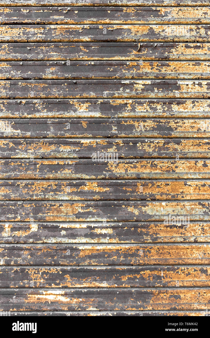 Rusty metal shutters hi-res stock photography and images - Alamy