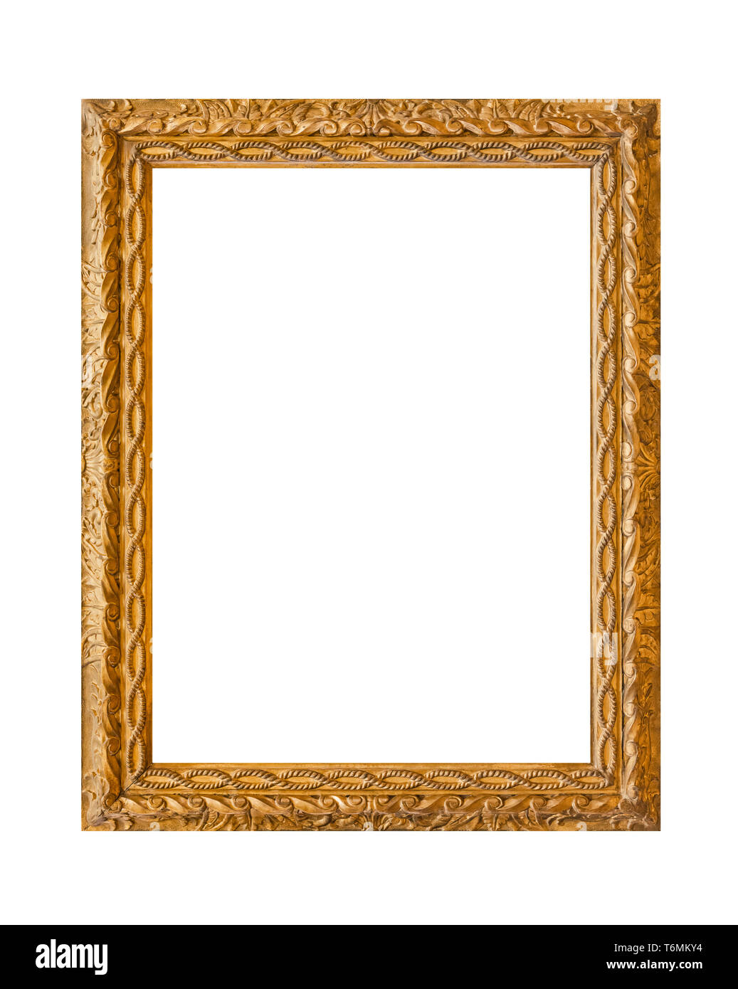 Old wooden picture frame Stock Photo - Alamy