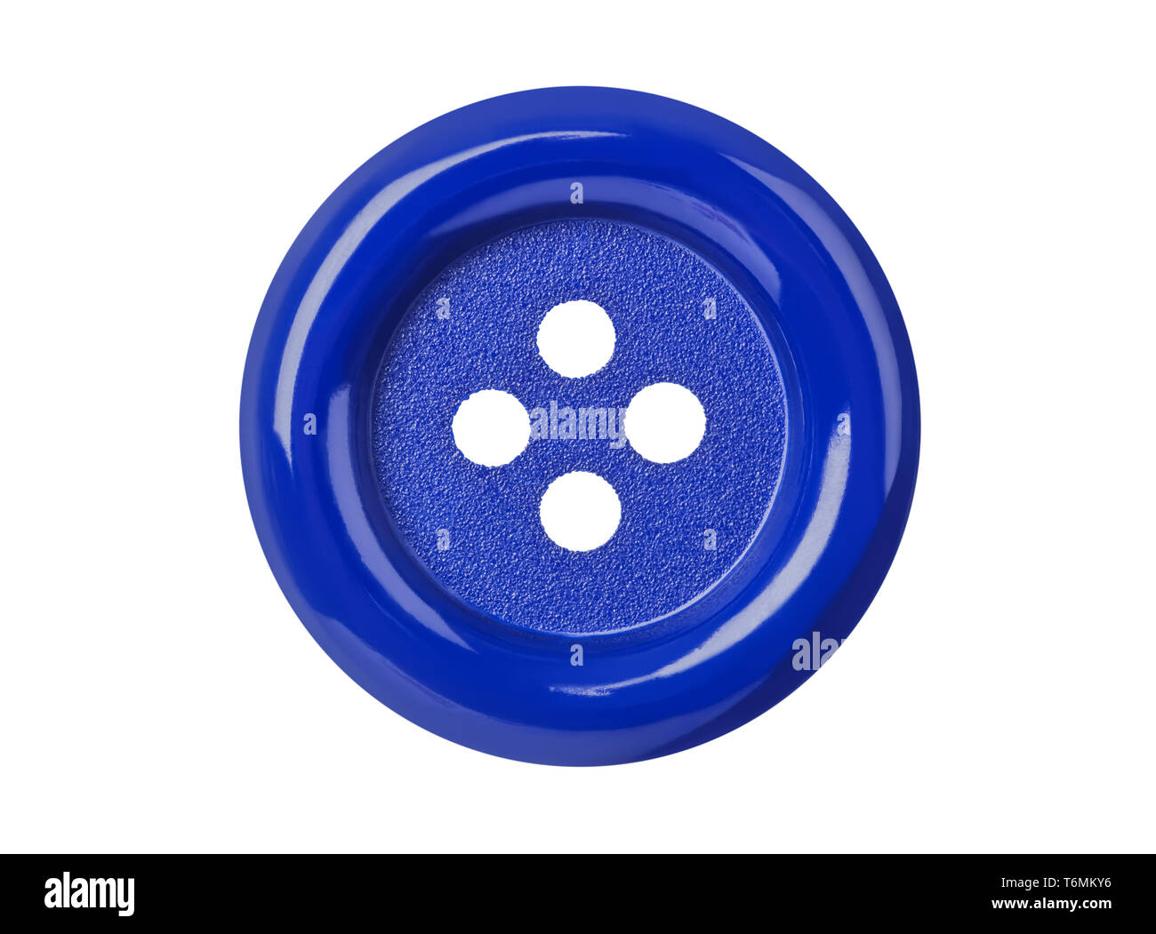 Button round blue hi-res stock photography and images - Alamy