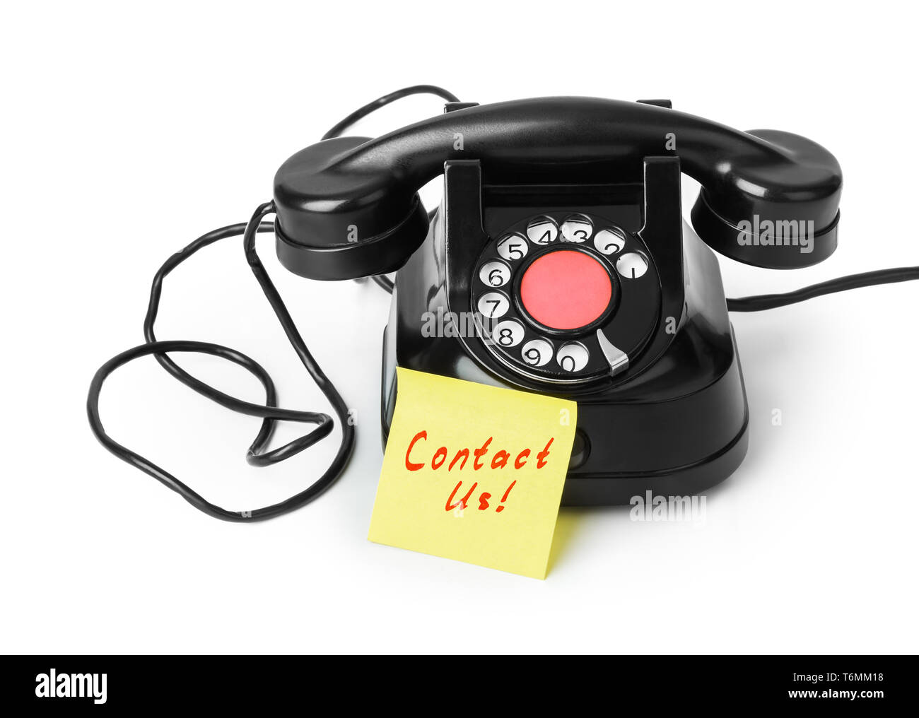 Contact us page phone hi-res stock photography and images - Alamy
