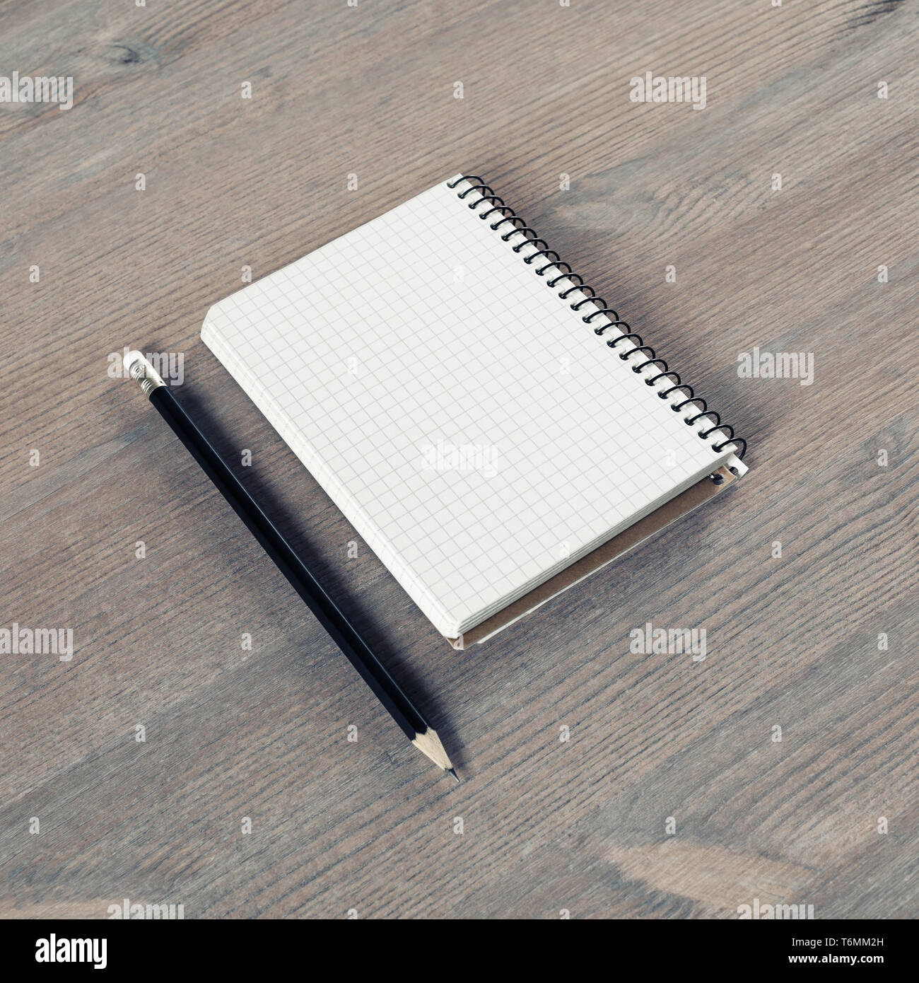 Close up open notebook pencil hi-res stock photography and images - Alamy