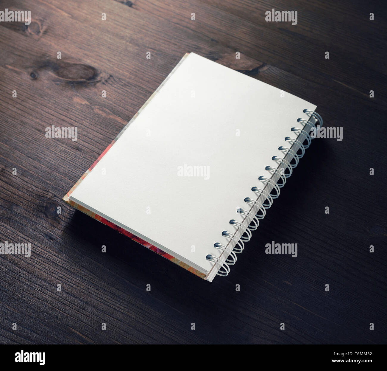 Blank spiral notepad presentation hi-res stock photography and images - Alamy