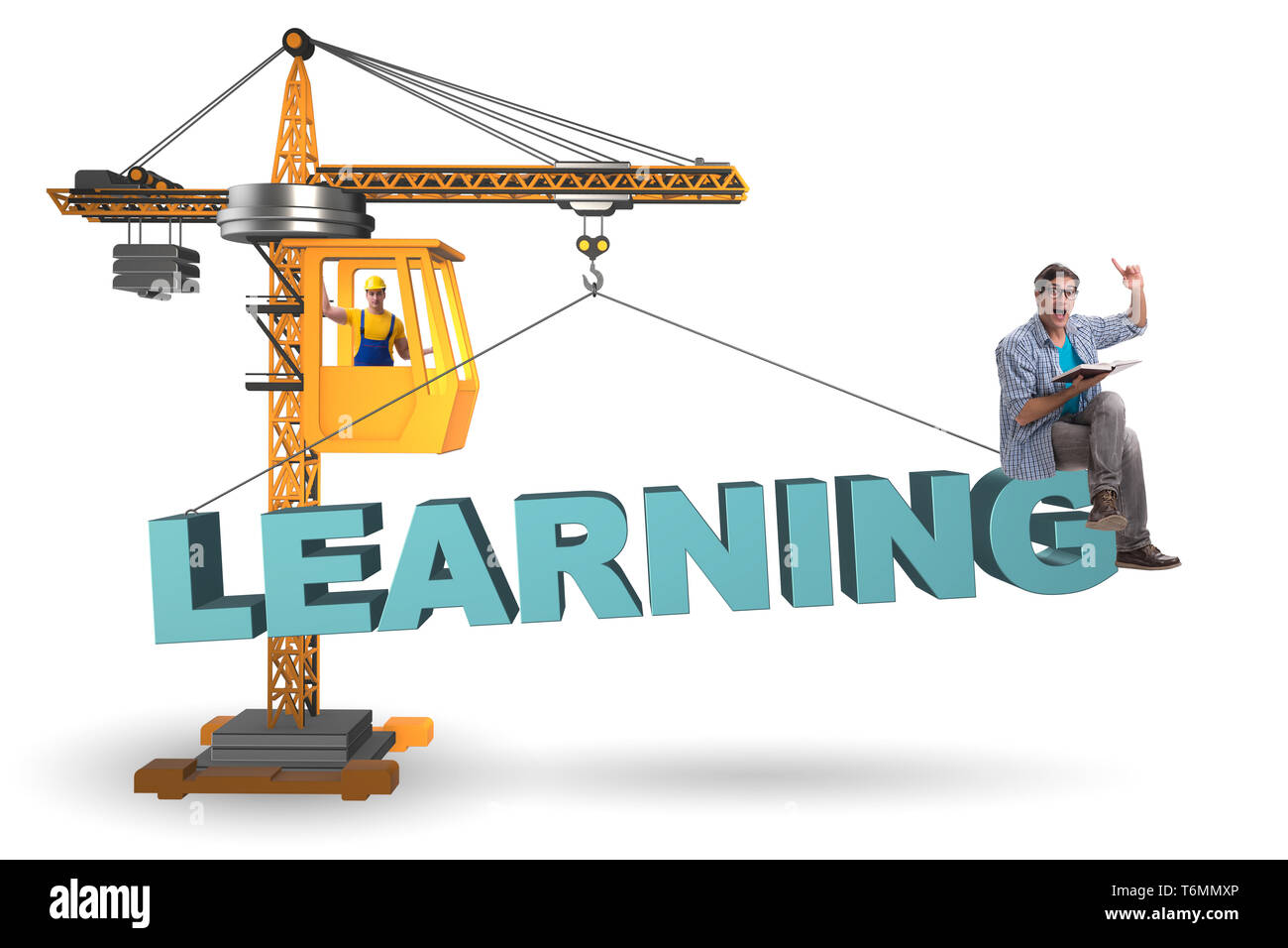 Student working in science Cut Out Stock Images & Pictures - Alamy