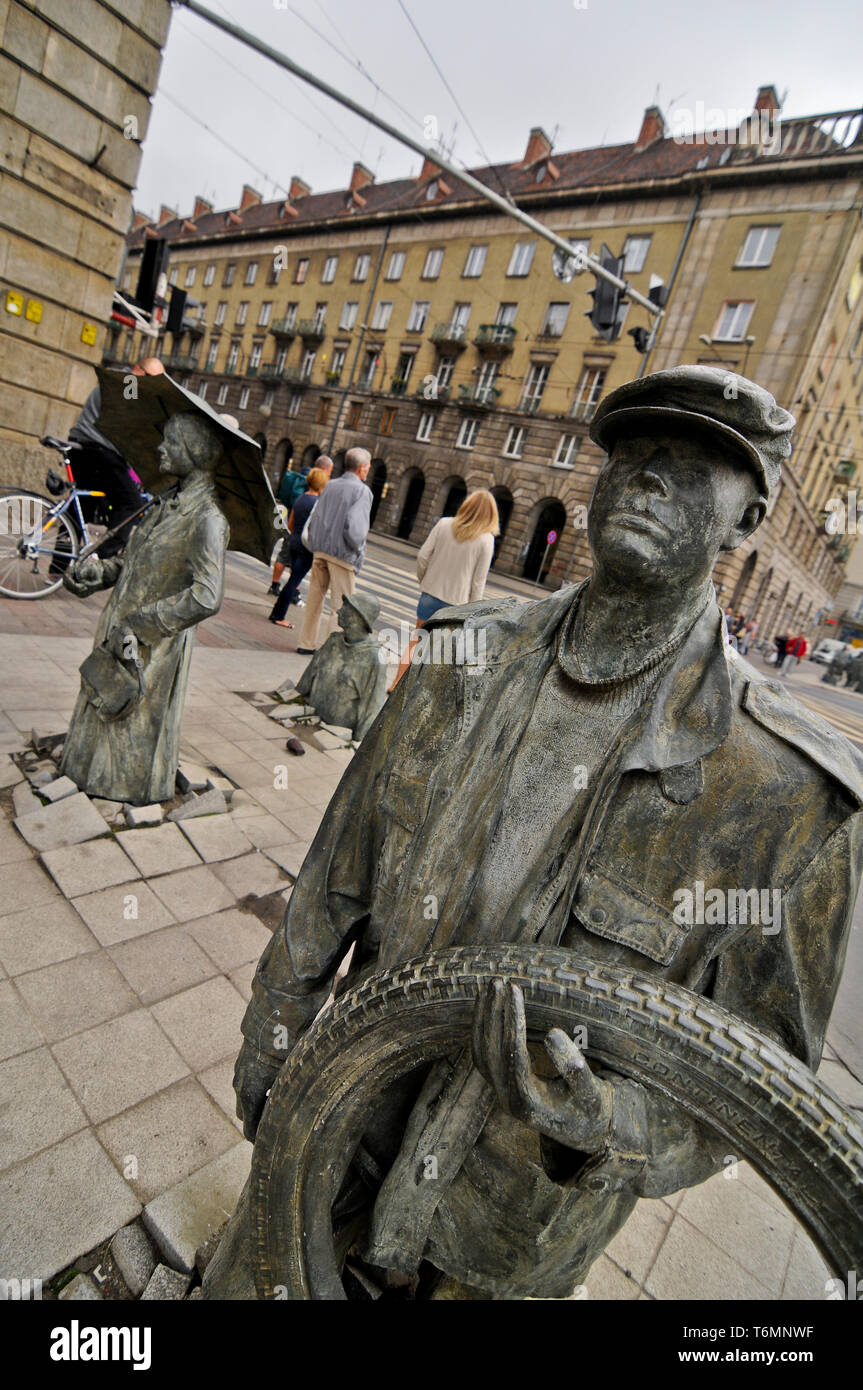 Passage sculpture wroclaw poland hi-res stock photography and images ...