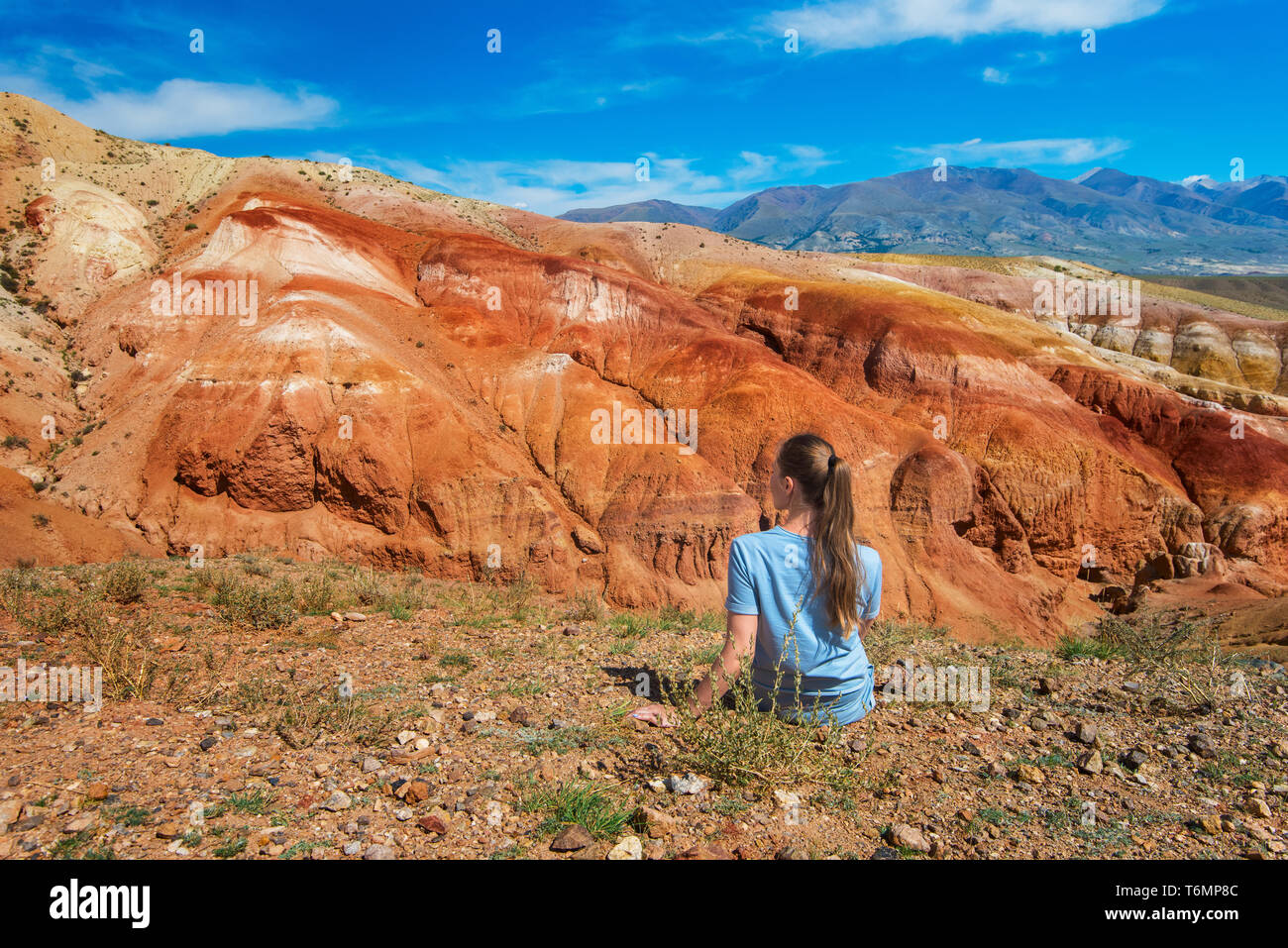Valley of Mars landscapes Stock Photo - Alamy
